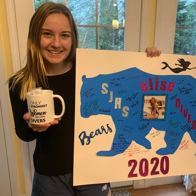 Diver Gift Springboard Diving Mug Only the Strongest Women Become ...