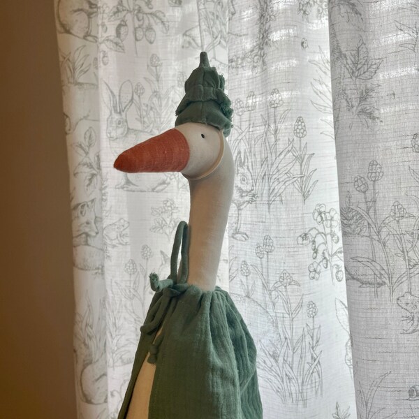 Silly Goose Toy, Goose Plush, Goose Nursery, Mother Goose, Stuffed ...