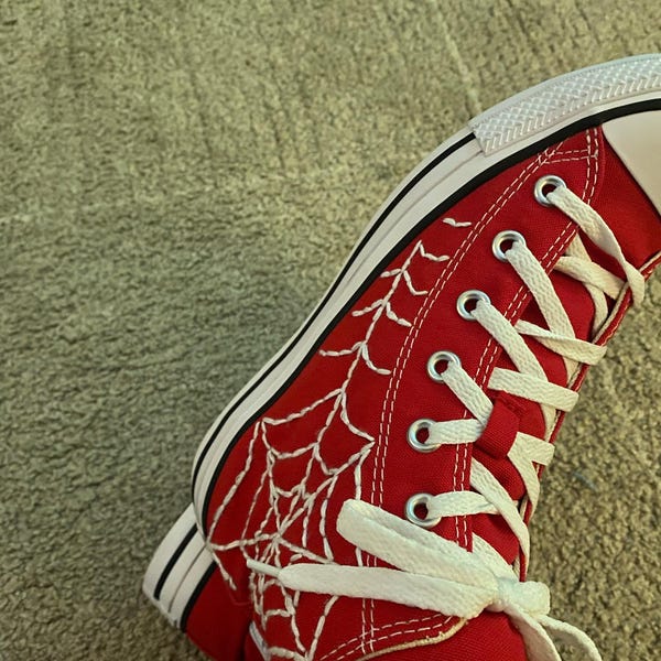 Converse Chuck Taylor Spider Man - Etsy