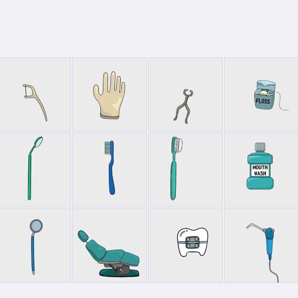 Hand Drawn Human Anatomy Digital Stickers Pack of #17. for Note Taking ...