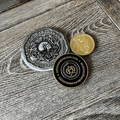 250 Custom Prop Coins Gold Silver Logo Business Bar Pin Coin Etc. - Etsy