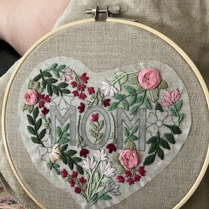 Spring Meadows Embroidery PDF Pattern, Digital Download, Flower Art ...