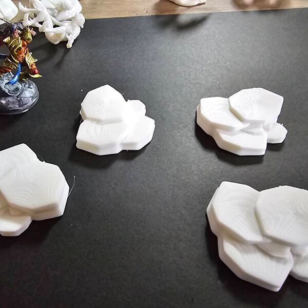 Small Rock Cluster 28mm Dnd Unpainted - Etsy