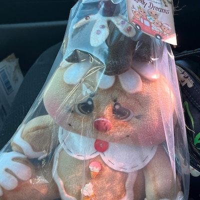 Handmade Gingerbread Doll Extra Large Sitting Gingerbread Girl Brown ...