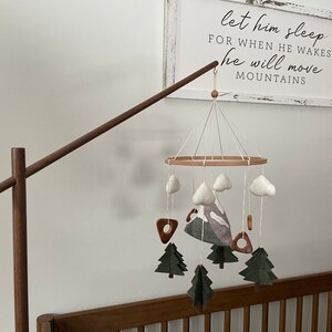 Eco Natural Baby Mobile Hanger 75х40cm 30x16'', Baby Crib Wooden Mobile ...