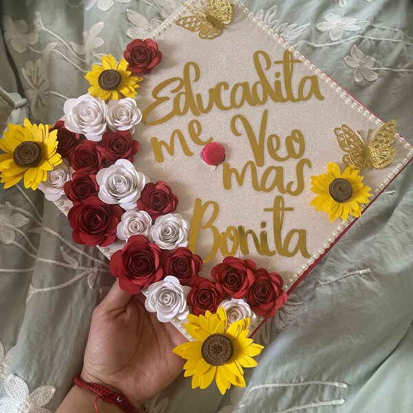 15pcs 3D Paper Roses and Sunflowers, Gold Butterflies | Design Your ...