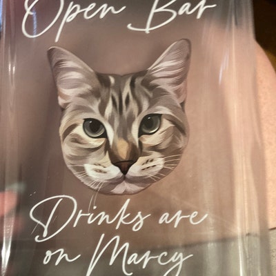 Pet Wedding Bar Sign, Open Bar, Acrylic Sign, Custom Dog Wedding Sign ...