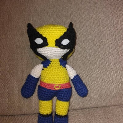 E-book Amigurumi Crochet Pattern Wolverine X-men Logan PDF english - Etsy
