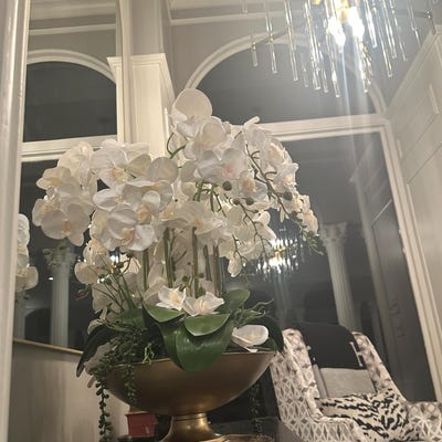 Spring Centerpiece, Orchids and Flowers Centerpieces, Large Floral ...