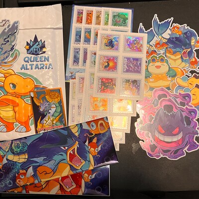 Gyarados Magikarp Holo Vinyl Sticker for Hydroflask Laptop Car Tumbler ...