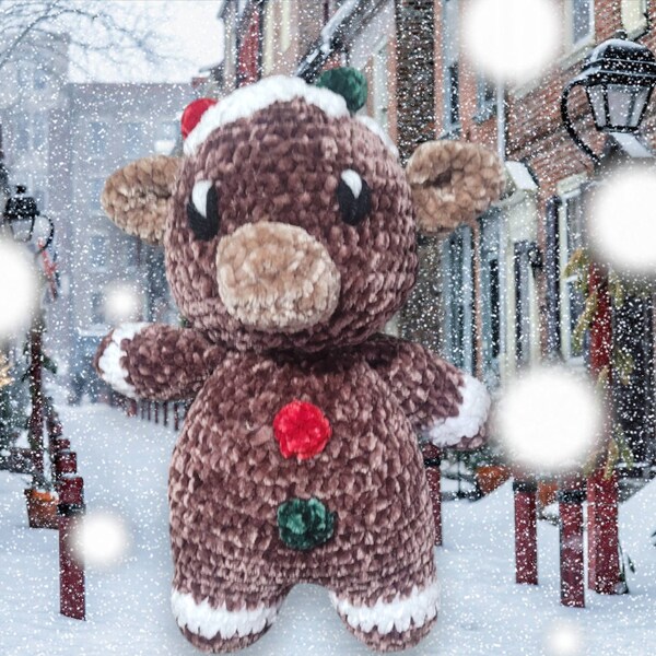 DIGITAL PATTERN: Gingerbread Cow Crochet Plushie - Etsy