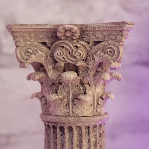 Greek Columns From Hera II Temple and Parthenon • Doric Order Column ...