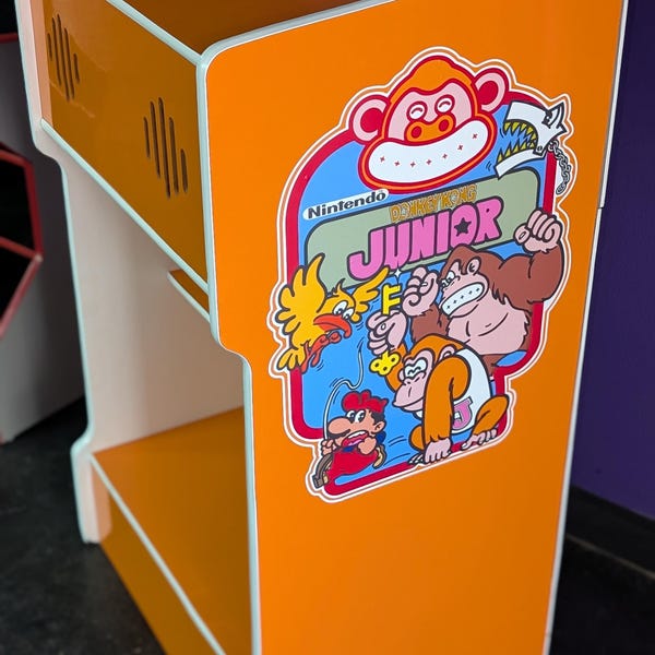 Galaga Arcade Graphics / Original Size / Side Decals - Etsy