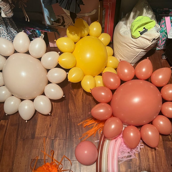 Little Sunshine Balloons | First Trip Around the Sun Birthday Little ...