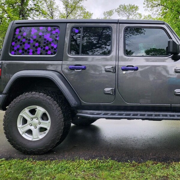 Hexagon / Honeycomb JDM Car Decal Sticker 4.5 Inch / Hex Side Vehicle ...