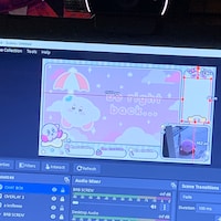 Twitch Cute Pink Bunny Stream Package | Twitch Overlays, Panels, Alerts ...