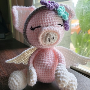 Amigurumi Crochet Pattern Pippa the Pig Angel ENGLISH ONLY | Etsy