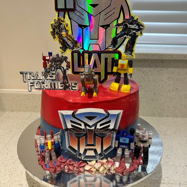 Transformers Cake Toppers - Etsy UK