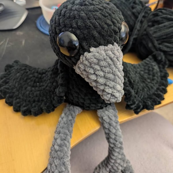 Enid the Crow Crochet Pattern PDF ONLY - Etsy