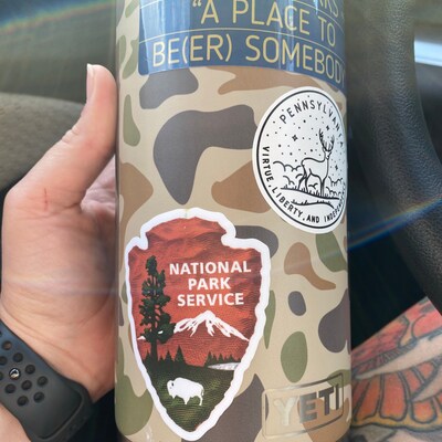 National Park Service Logo Sticker, US National Parks Decal, Waterproof ...