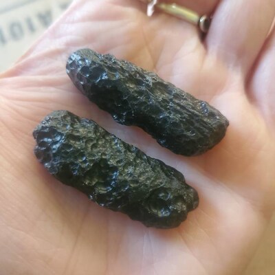 Tibetan Tektite / Black Tektite / Home Decor / Metaphysical / Raw ...