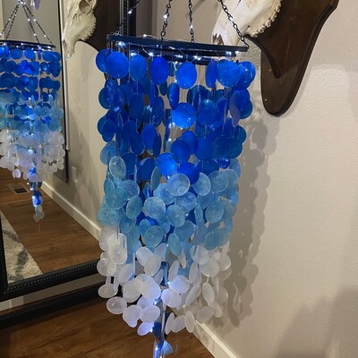 30 Round Capiz Shells 2 5cm With 2 Holes in Various Colors, DIY Craft ...