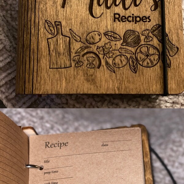 Recipe Book Mother Day Gift, Recipe Journal for Bride, Cook Book ...