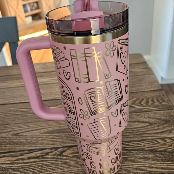 40 Oz Tumbler Pickle Pickles Handle Straw Pickle Lover Customized Laser ...