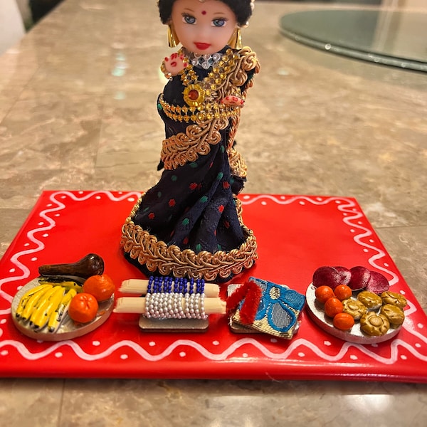 Seemantham Doll Set/ Baby Shower Dolls/ South Indian Baby Shower Doll ...
