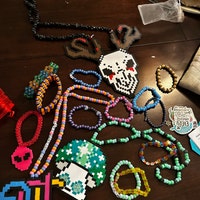 Dinosaur Perler Kandi, Dinosaur Perler Bracelet, Perler Kandi Bracelet ...