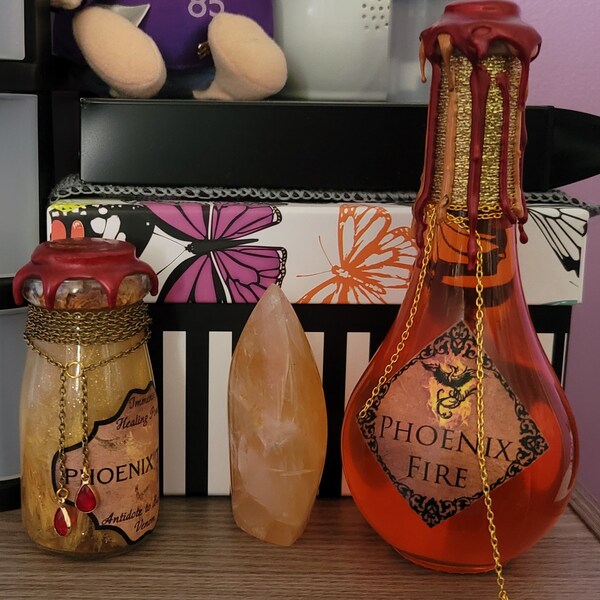 Phoenix Tears | Magical Apothecary Potion Bottle | Witch and Wizard ...