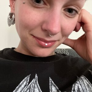 Titanium Threadless Push Fit Vitrail Medium Cluster Labret | Etsy