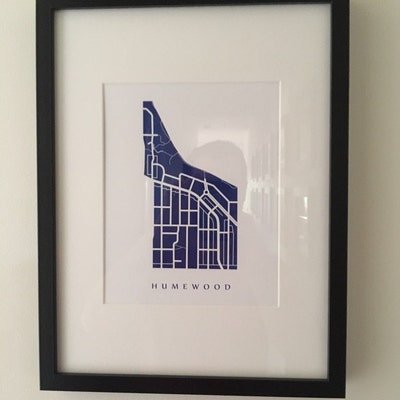 Humewood Map Toronto Neighbourhood Art Print - Etsy