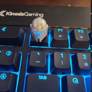The Mandalorian Backlit LED Keycaps Handmade Resin Custom Artisan - Etsy