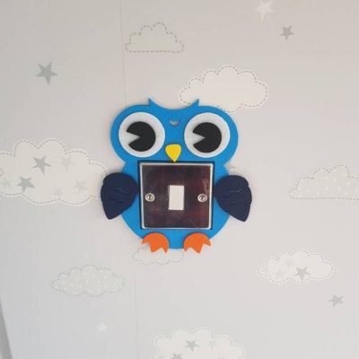 Super Cute 3D Owl Light Switch Wall Stickers High Quality - Etsy