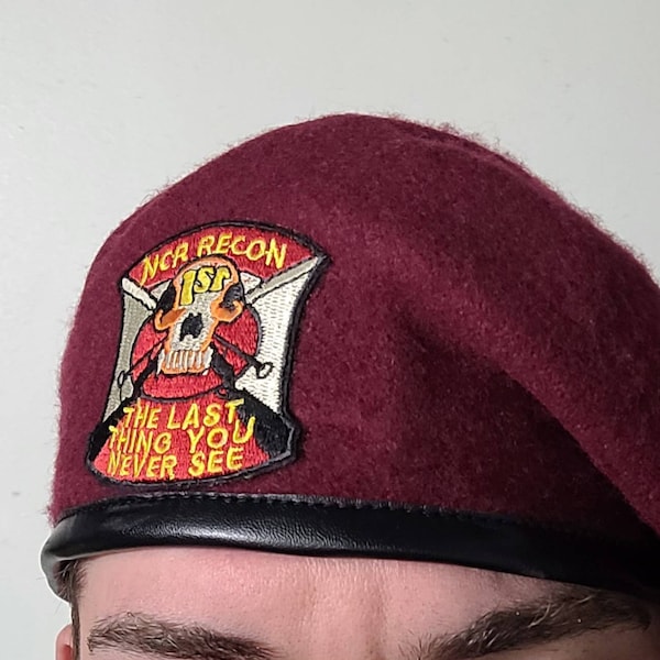 Fallout New Vegas Inspired NCR Recon Sniper Cosplay Gamer Patch Hook ...