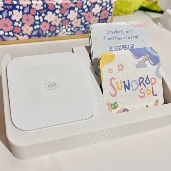 Square Reader and Business Card Holder • Customisable • Custom Dock ...