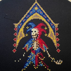 Unholy Admirer Gothic Cross Stitch Pattern Devil Cross Stitch Satanic ...