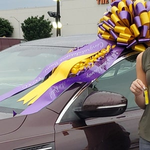 Car Bow Gift Kit Birthday Anniversary Graduation Bow Free - Etsy