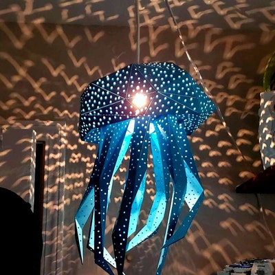 Jellyfish DIY Gift Kit, DIY Paper Sculpture, 3d Paper Sculpture, Low ...