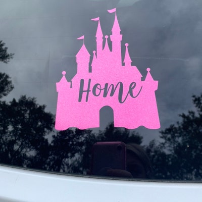 Glitter Castle Home Car Window Decal Glitter Castle Sticker Glitter ...
