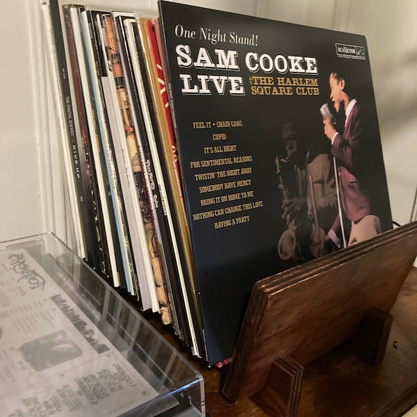 Vinyl Record Album Storage Display Rack (medium Front) - Etsy