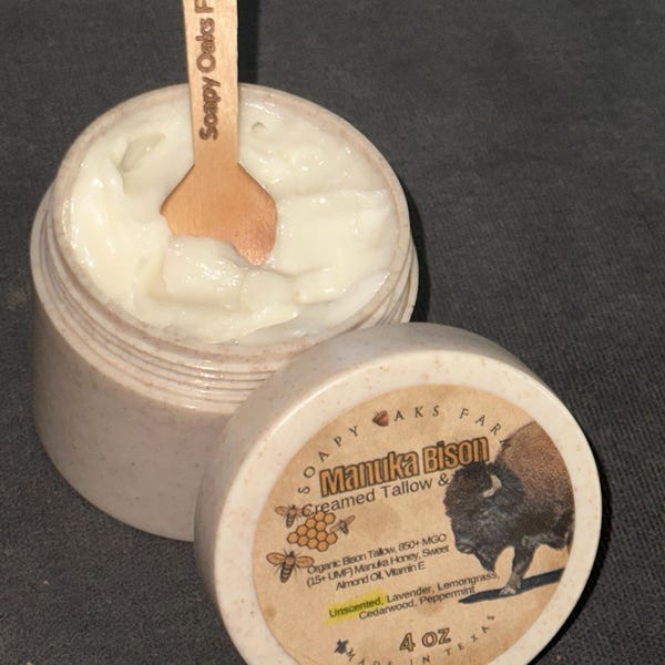850+MGO Manuka Honey & Bison Tallow Cream - Etsy