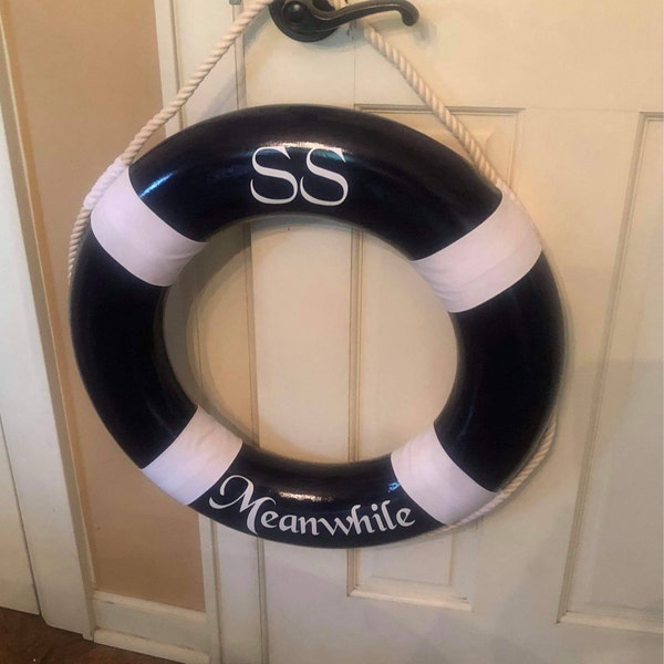 Custom Life Ring Nautical Decor | Custom Life Ring | Gift for Sailor ...