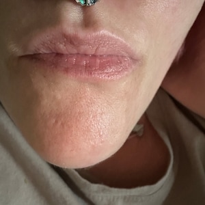 14K Solid Gold Vertical Helix Piercing/hidden Rook Dangle Earring ...