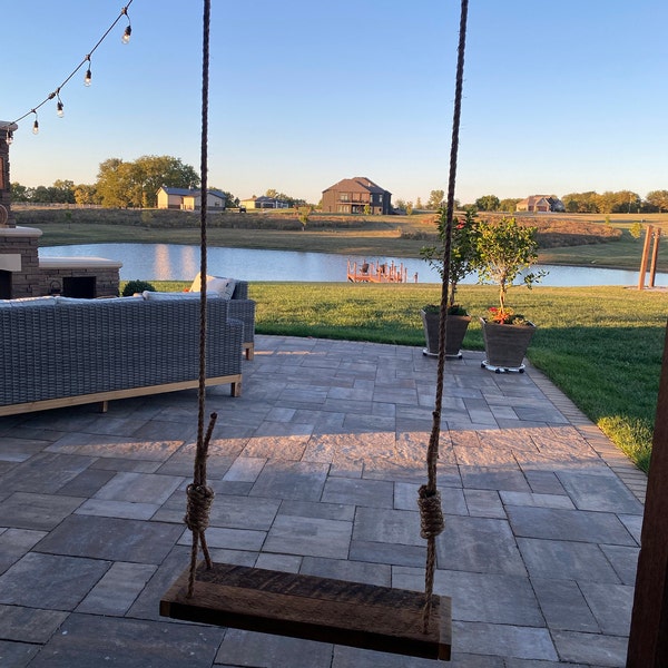 Adult/child Tree Swing – Country Charm Rustic Swing, Reclaimed Wood ...