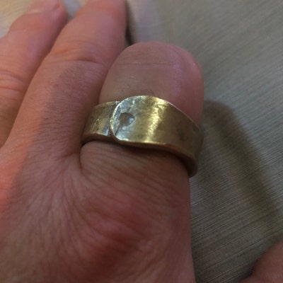 Hand Forged Iron Ring - Etsy