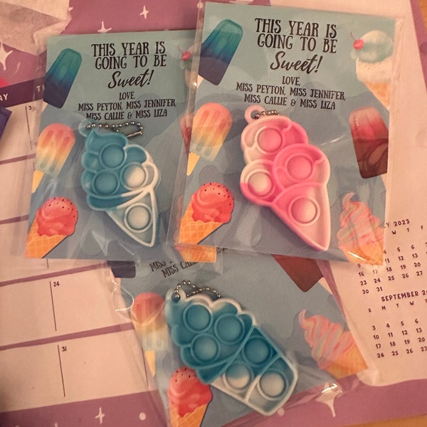Back to School Pop Favors, Back to School Gift, Classroom Favors, First ...