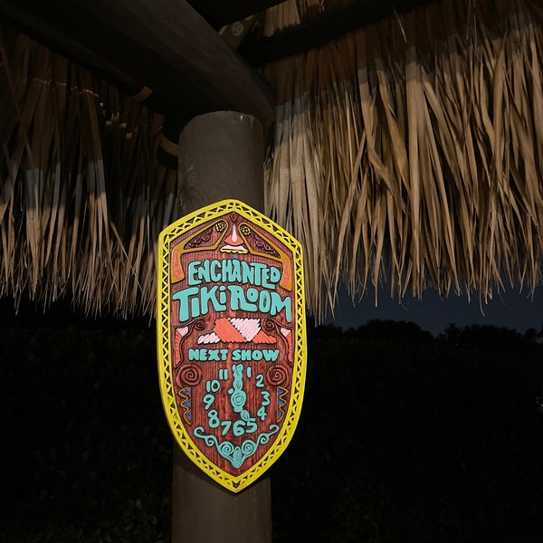 Enchanted Tiki Room Next Show Sign - Etsy