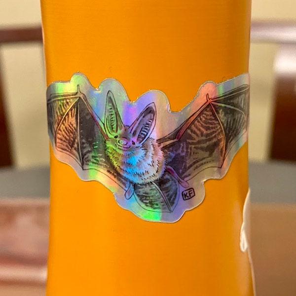 Tiny Bat Sticker (holographic) - Etsy